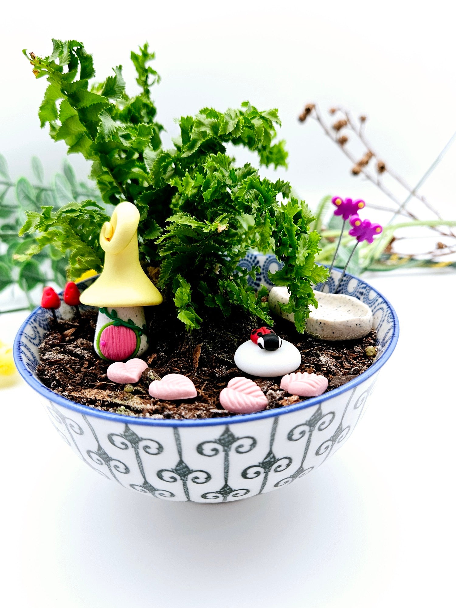 Miniature garden kit - yellow – Blue Wren Creations