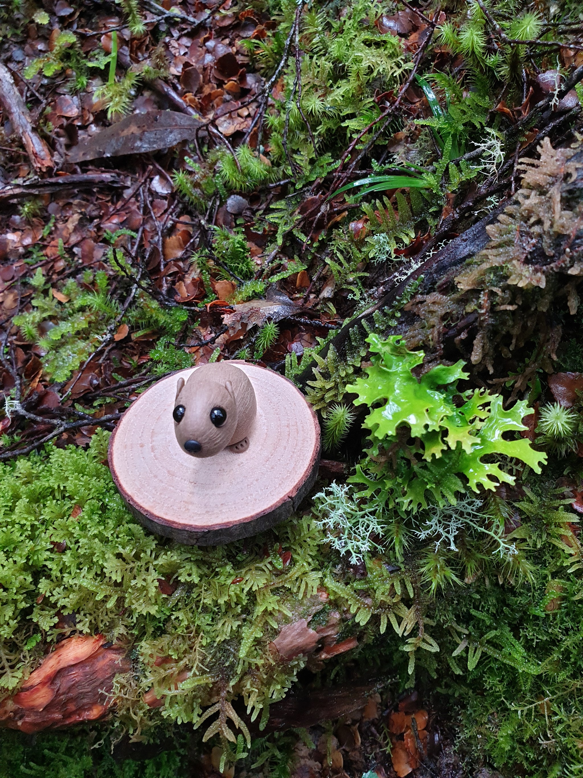 Wombat sculpture miniature collectable – Blue Wren Creations